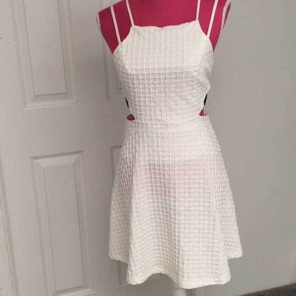 Topshop | Dresses | Topshop Open Side Textured Dress | Poshmark